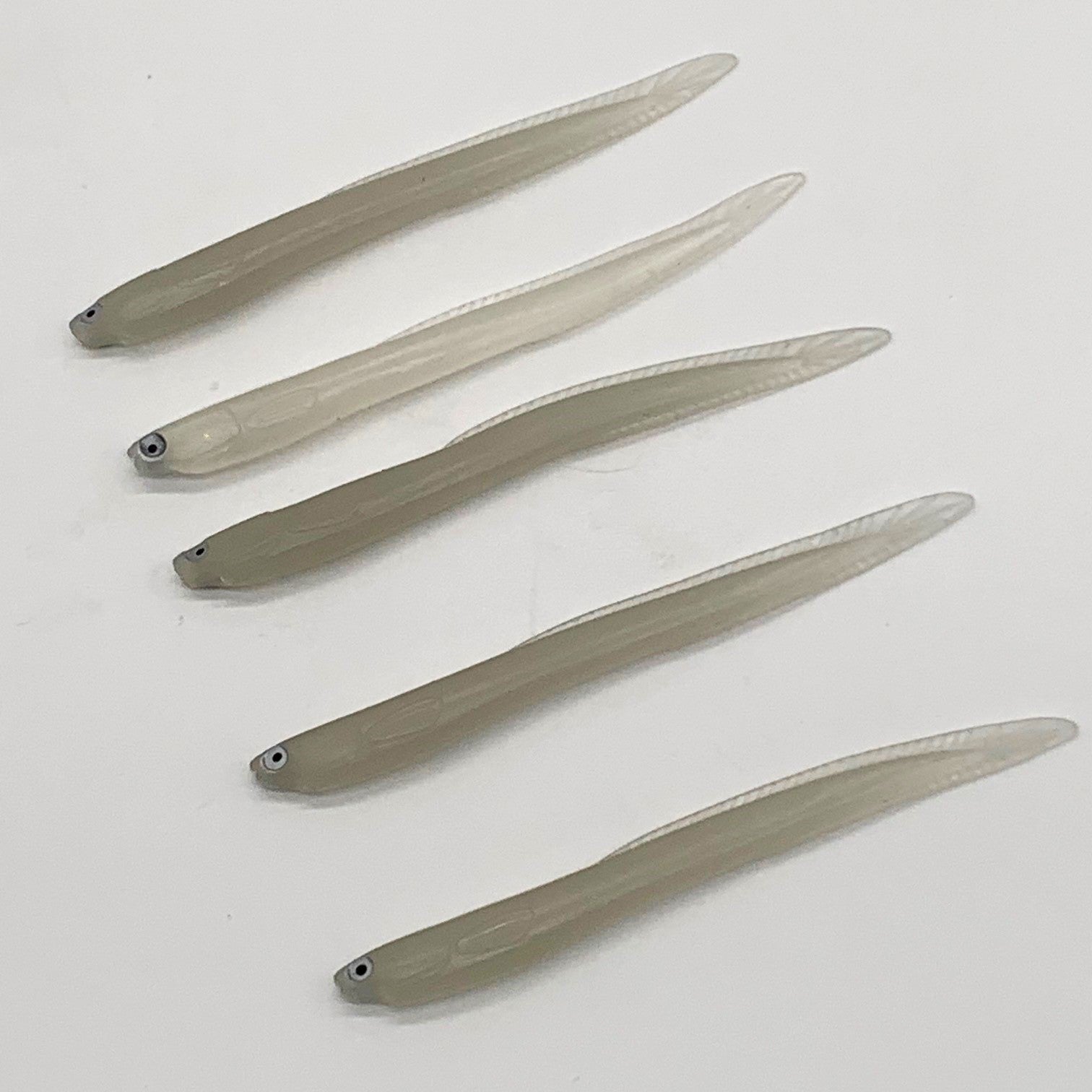 Soft Jigs Tobis selvlysende – jægerogfisker.dk